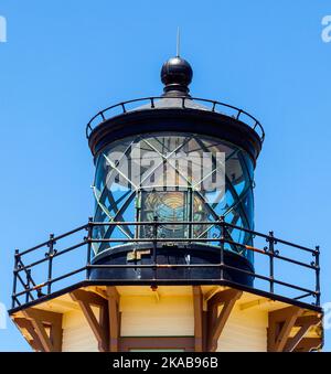 famous Point Cabrillo Lighthouse in California Stock Photo - Alamy
