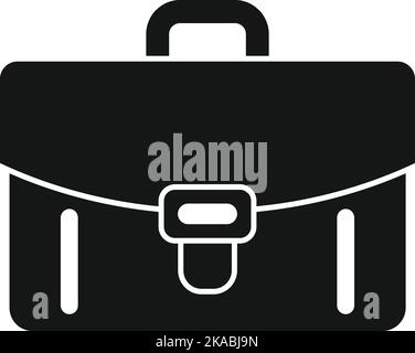 Client briefcase icon simple vector. Platform system. Know system Stock ...