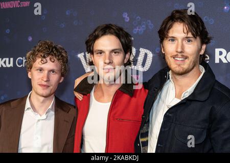 Jack Lancaster, Tommy O'Brien and Spencer Treat Clark attend the "Weird ...