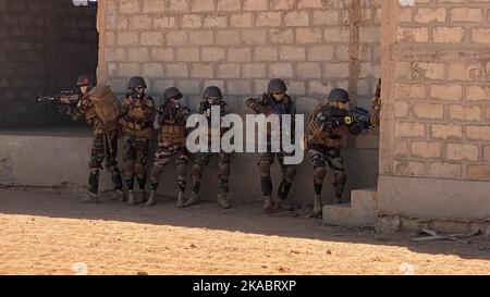 Niger, Tillia: 01 November 2022, Eberhard Zorn (2nd from right ...