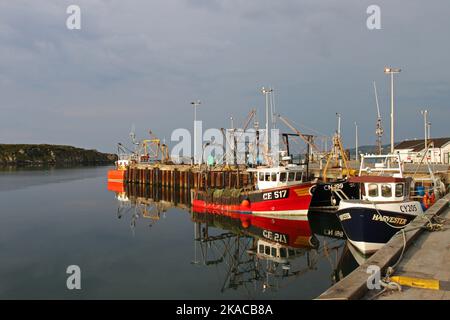 Fishing boat at port Ellen pier,port ellen,island of Islay,Argyll Stock ...