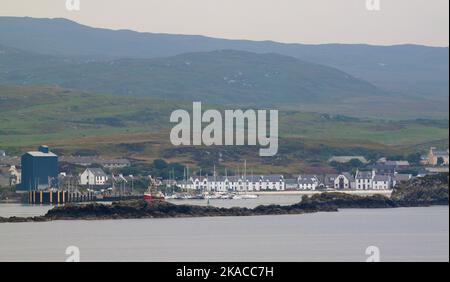 Port Ellen Harbour View from Leódamais Bay, Islay, Hebrides, Inner ...