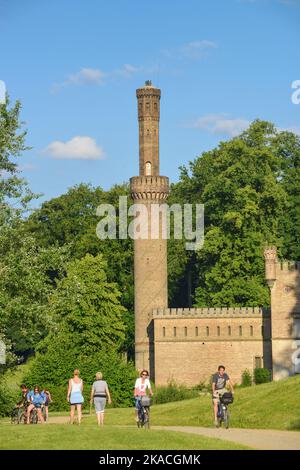 Dampfmaschinenhaus, Park Babelsberg, Potsdam, Brandenburg, Deutschland ...