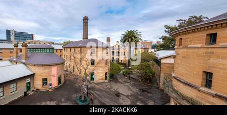 The former Darlinghurst Gaol in Sydney, now the National Art School was ...