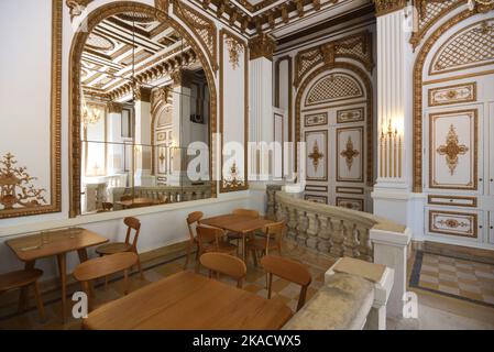 Cafe or Restaurant with Neoclassical Baroque Interior, Auberge des ...