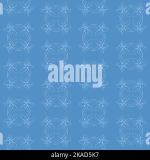 Seamless pattern in trendy blue color. Classic Blue Color of the Year ...