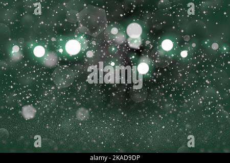 teal, sea-green cute brilliant abstract background glitter lights with ...