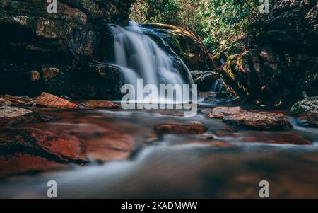 A scenic view of a waterfall, perfect for backgrounds Stock Photo - Alamy