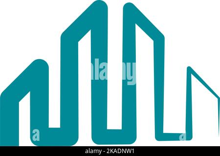 Building logo or icon design Stock Vector Image & Art - Alamy