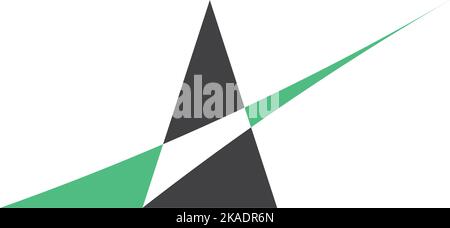 letter r triangle geometric logo vector Stock Vector Image & Art - Alamy