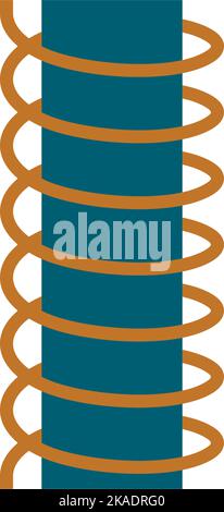 metal spring coil logo icon vector symbol,illustration design Stock ...