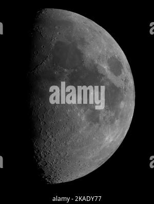 closeup of moon from telescope for design purpose Stock Photo - Alamy