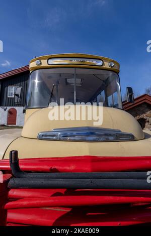 Old Volvo bus Oslo Norway Stock Photo - Alamy