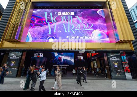 The Now Building, part of Outernet London in West End, London England ...