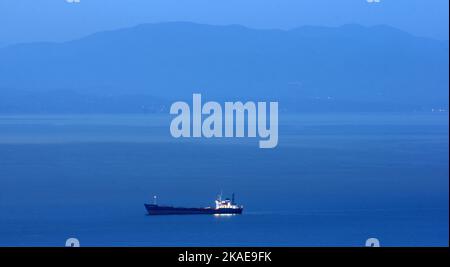 Eregli Town of Zonguldak, Turkey, is an important port city for the ...