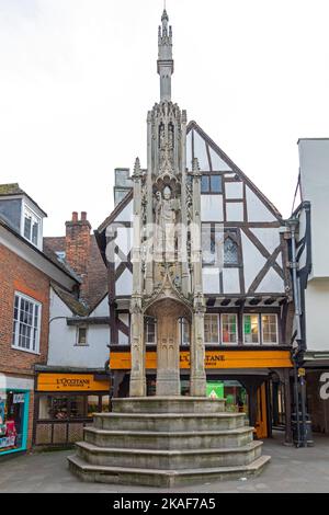Buttercross, High Street, Winchester, Hampshire, England, Great Britain ...