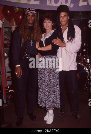 Milli Vanilli Rob Pilatus And Fab Morvan at the 32ND GRAMMY AWARDS in ...
