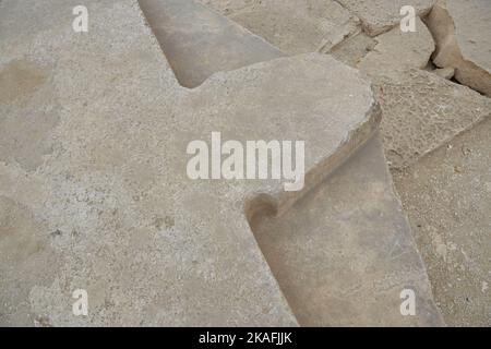 The Beautiful Alabaster Altar of Abu Gorab Stock Photo - Alamy