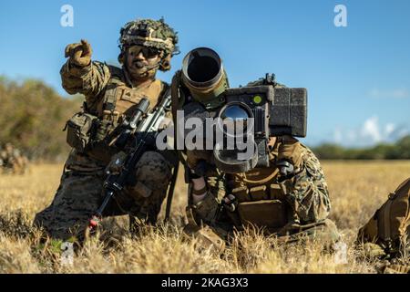 U.S. Marines with 3d Littoral Anti-Air Battalion, 3d Marine Littoral ...