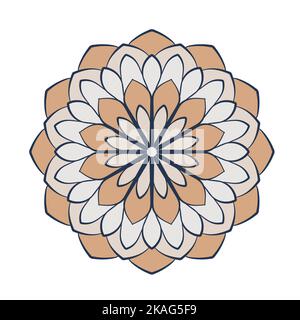 Ornamental Mandala Coloring Pages with Intricate Line Art Stock Vector ...