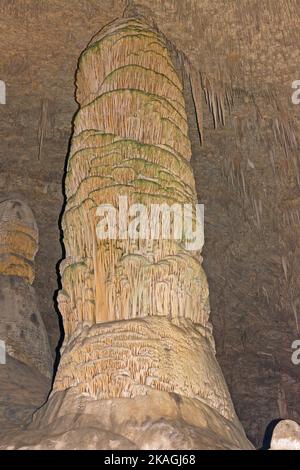 Massive Column in a Cavern Stock Photo - Alamy