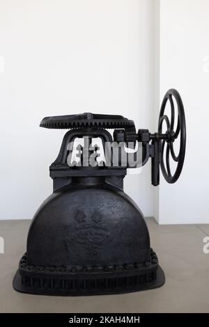 Vintage rare old water intake valves from hydro power plant Stock Photo ...