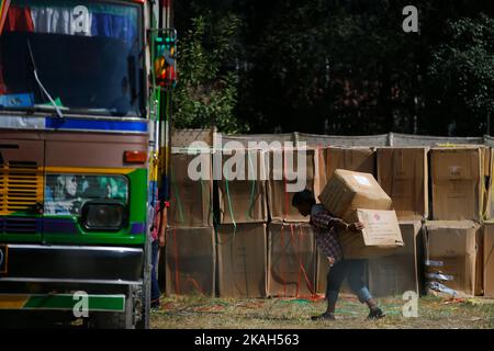 Kathmandu, Nepal. 3rd Nov, 2022. A mock ballot box is seen before the ...