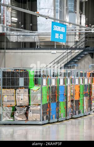 Illustration picture shows the inauguration of the first flight between ...