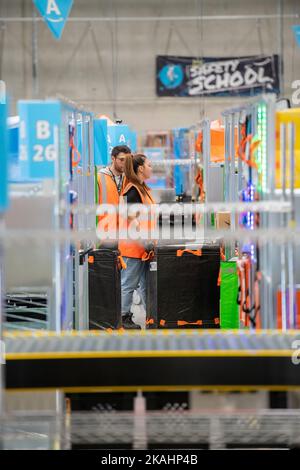 Illustration picture shows the inauguration of the first flight between ...