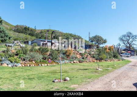 WOLSELEY, SOUTH AFRICA - SEP 9, 2022: The Creative Hub road stall on ...