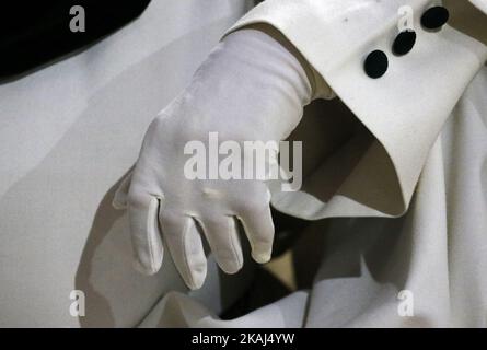 Easter procession in Barcelona, on March 25, 2016. Christian believers ...
