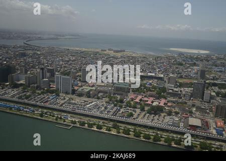 An aerial view of Lagos Island, Nigeria Stock Photo - Alamy
