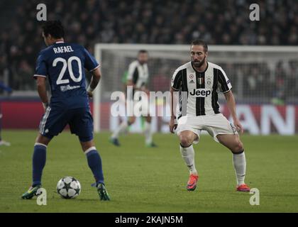 Gonzalo Higuaín during Champions League match between Juventus v ...