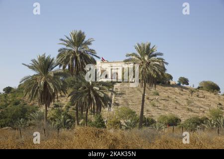 The ruins of the ancient city of Babylon, 59 miles (94 kilometres ...