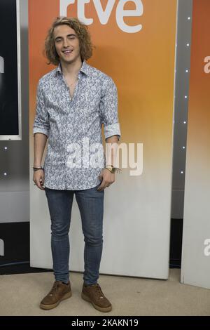 Manel Navarro attends the Eurovision's Spanish entry press conference ...