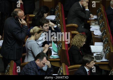Plenary meeting of Ukrainian paliament Verkhovna Rada in Kyiv, Ukraine ...