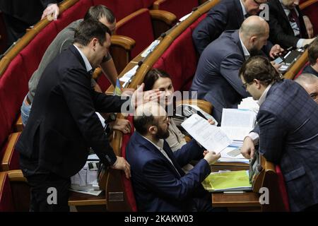 Plenary meeting of Ukrainian paliament Verkhovna Rada in Kyiv, Ukraine ...