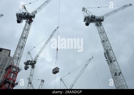 A general view of building development of mainly new apartments in London, England on 31 May ...