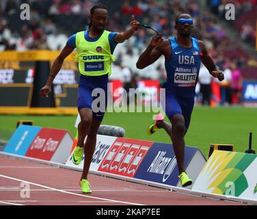 Lex Gillette from USA at long jump during athletics at the Tokyo ...