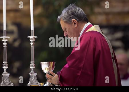 Cardinal Mario Grech during a Mass on All Souls' Day for bishops and ...