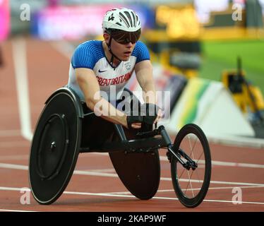 Nathan MAGUIRE of Great Britain in the mens T54 wheelchair 1500 metres ...