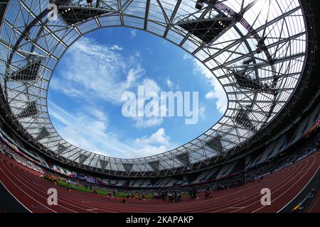 London Stadium during the World Para Athletics Championships. Crowd and ...