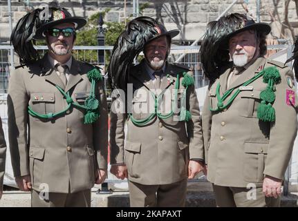 italian army uniform feathers Bersaglieri black capercaillie feather ...