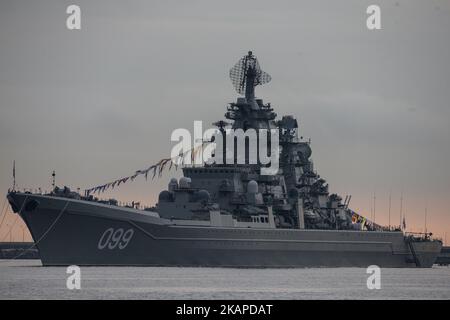 Russian Navy's Pyotr Velikiy (Peter the Great) nuclear battlecruiser is ...