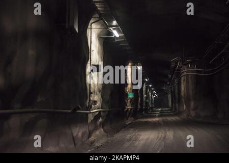 The access tunnel of Posiva's spent nuclear fuel repository ONKALO in ...