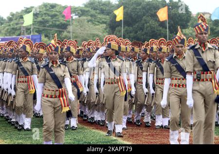 Newly recruited constables of the first batch State Industrial Security ...