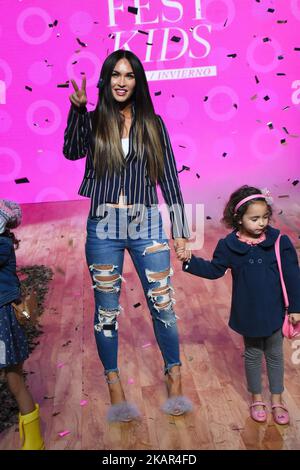 Actress Megan Fox during the fashion show of Fashion Fest Kids Autumn ...