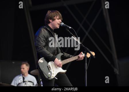 Enghish singer and songwriter Jake Bugg performs on stage at ...
