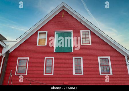 Lunenburg's colorful homes in Nova Scotia Stock Photo - Alamy