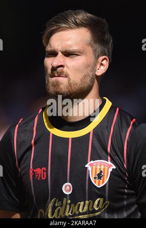 Vid Belec (Benevento Calcio) during the Serie A football match between ...